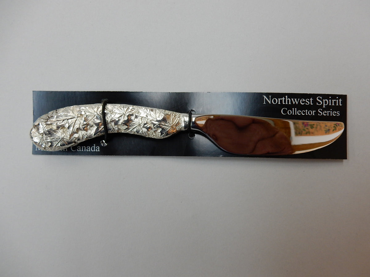 Maple Leaf - Pewter Pate Knife – The Snow Goose