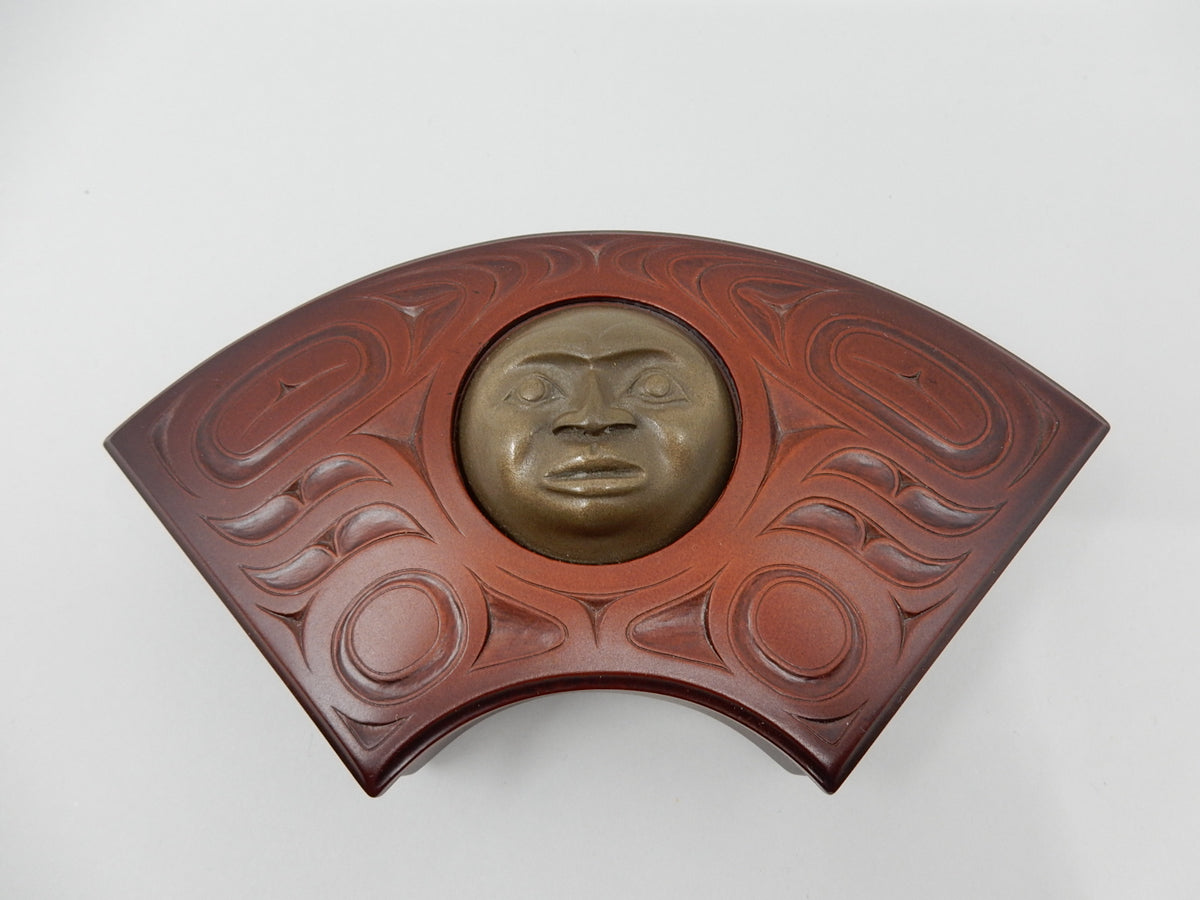 Fan Box with Bronze/ Recycled Glass – The Snow Goose